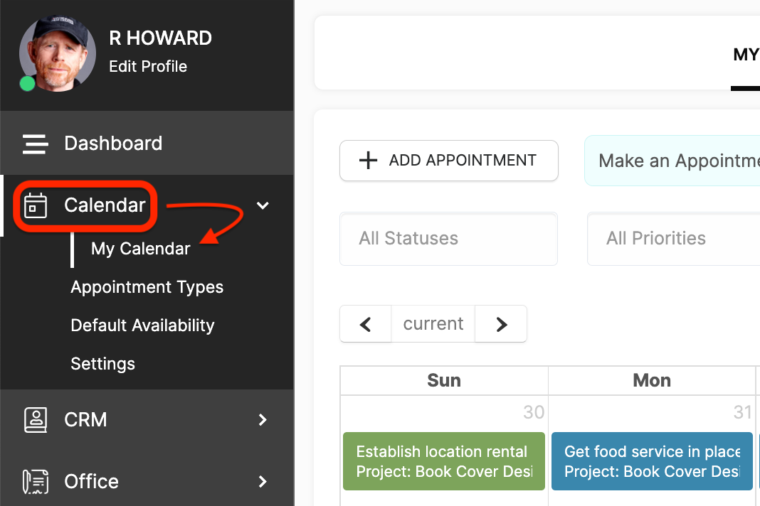 My Calendar – Help